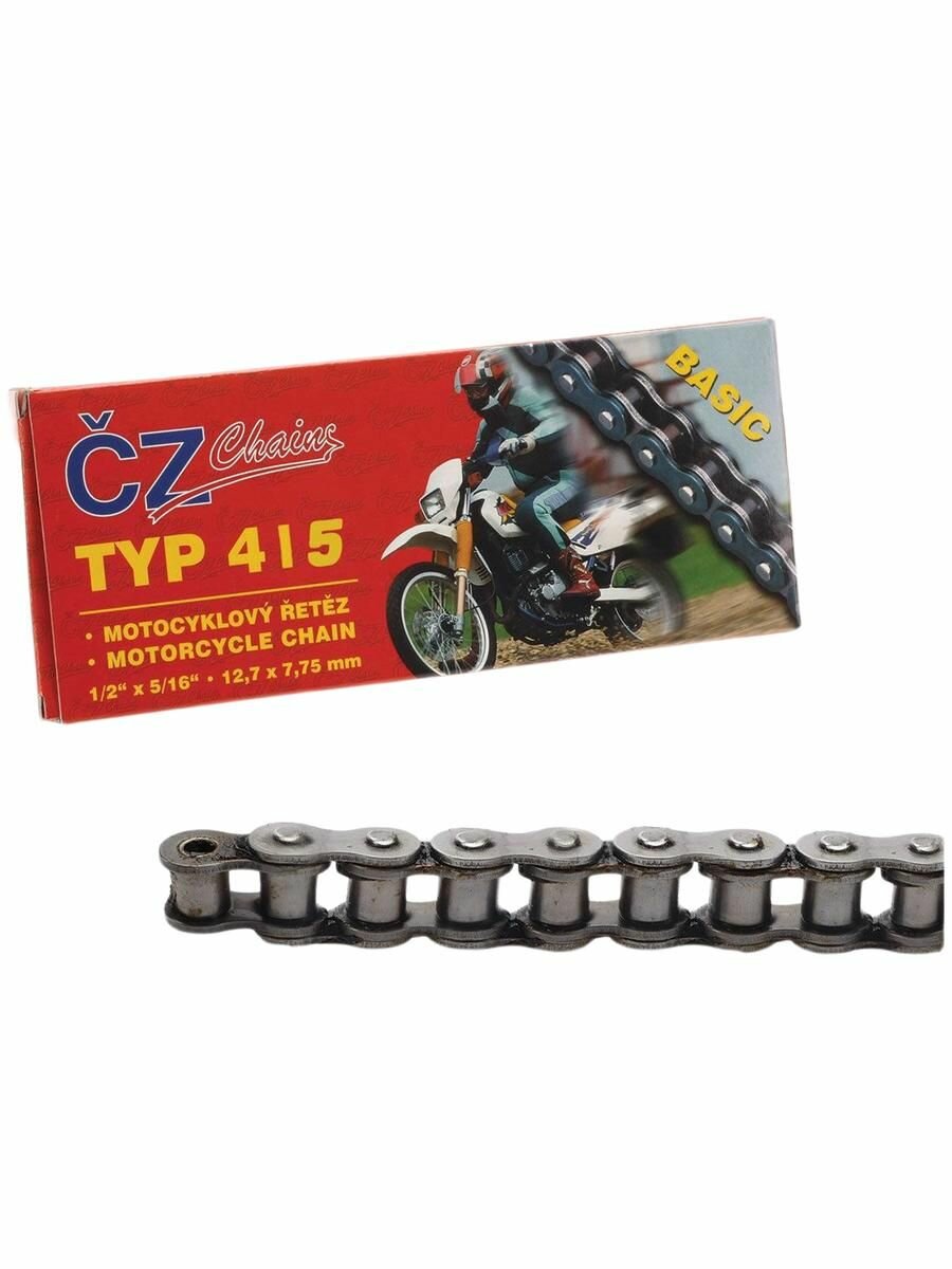 Цепь для мотоцикла CZ Chains 415 HT Gold - 120
