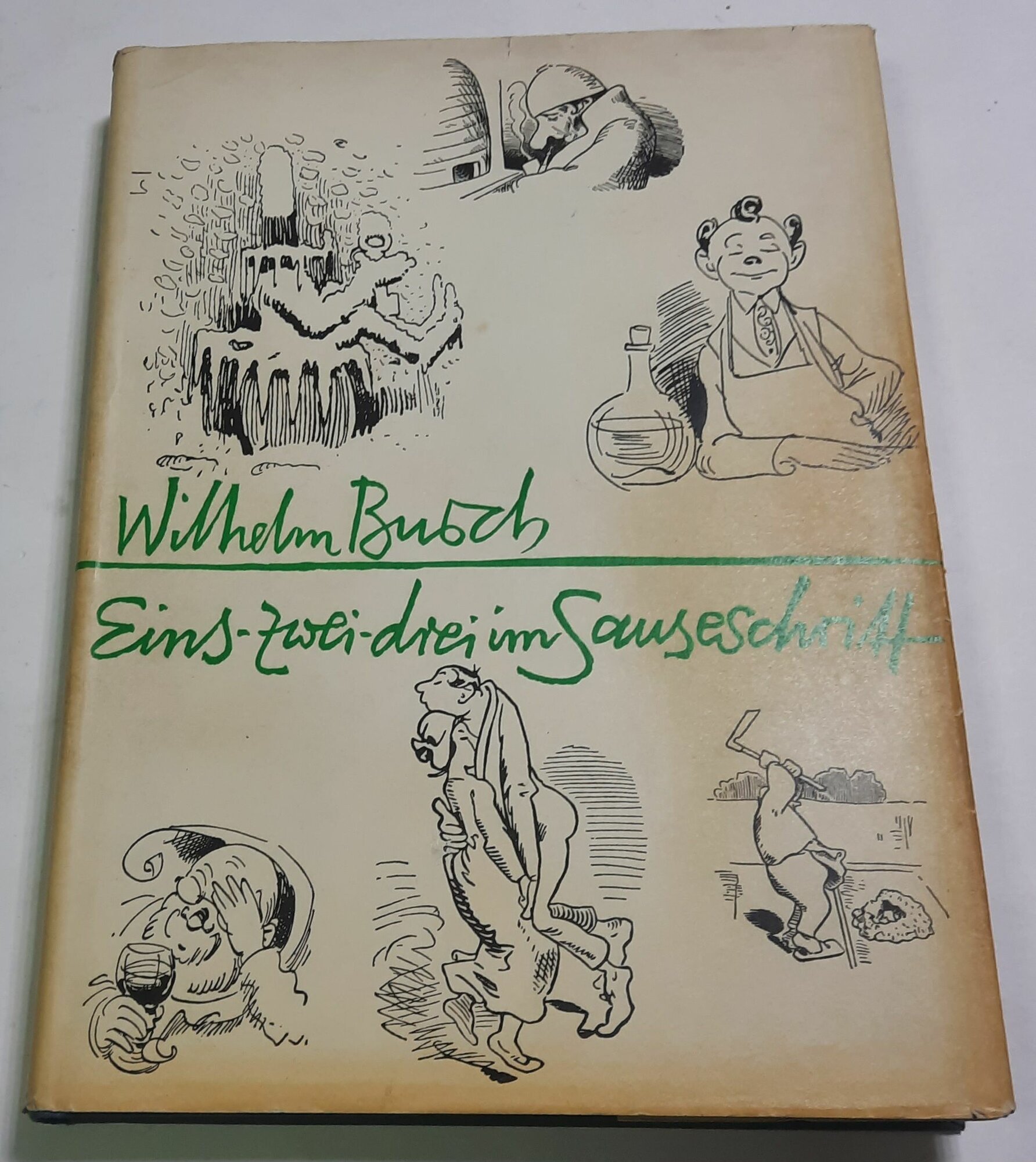Wilhelm Busch . Eins-Zwei-Drei im Sauseschritt вильгельм БУШ.