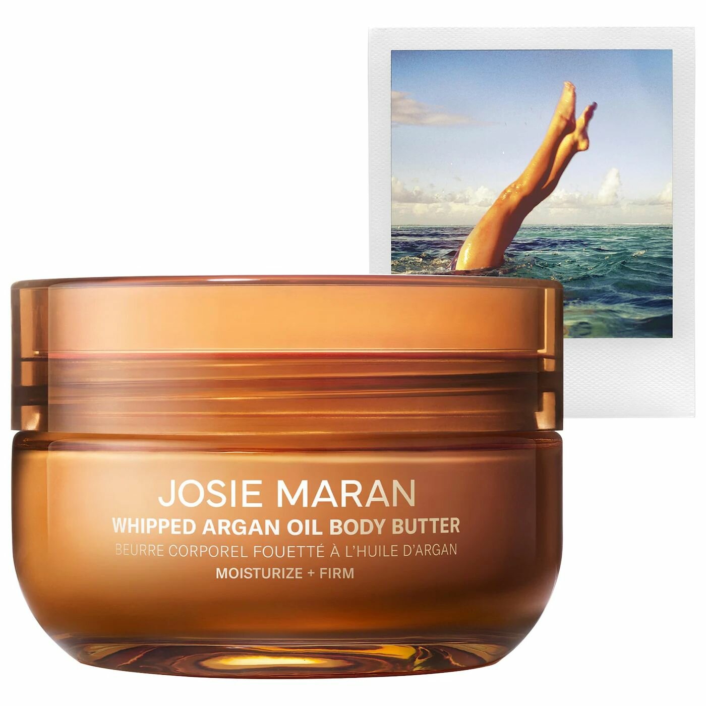 JOSIE MARAN Крем для тела Whipped Argan Oil Body Butter Always Nude (Unscented) 177 мл