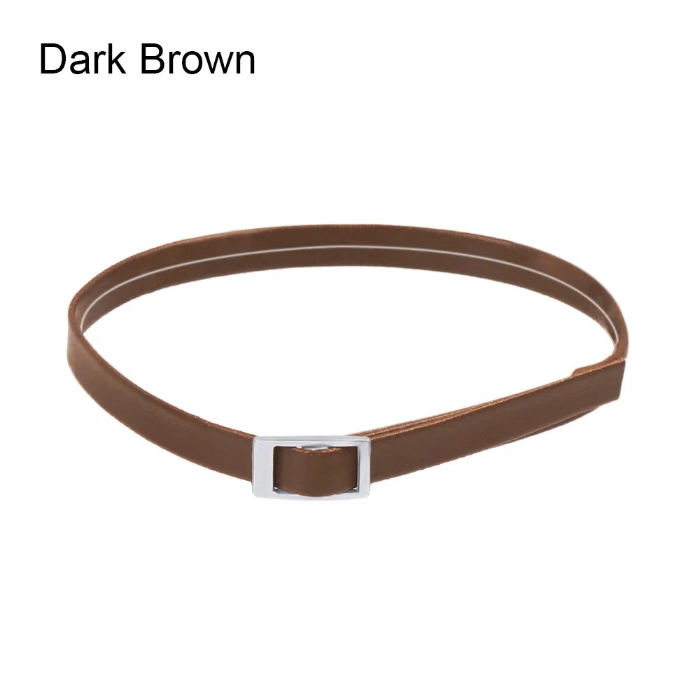 Ремень для кукол SIRENXI, 20 см, dark brown (5mm)