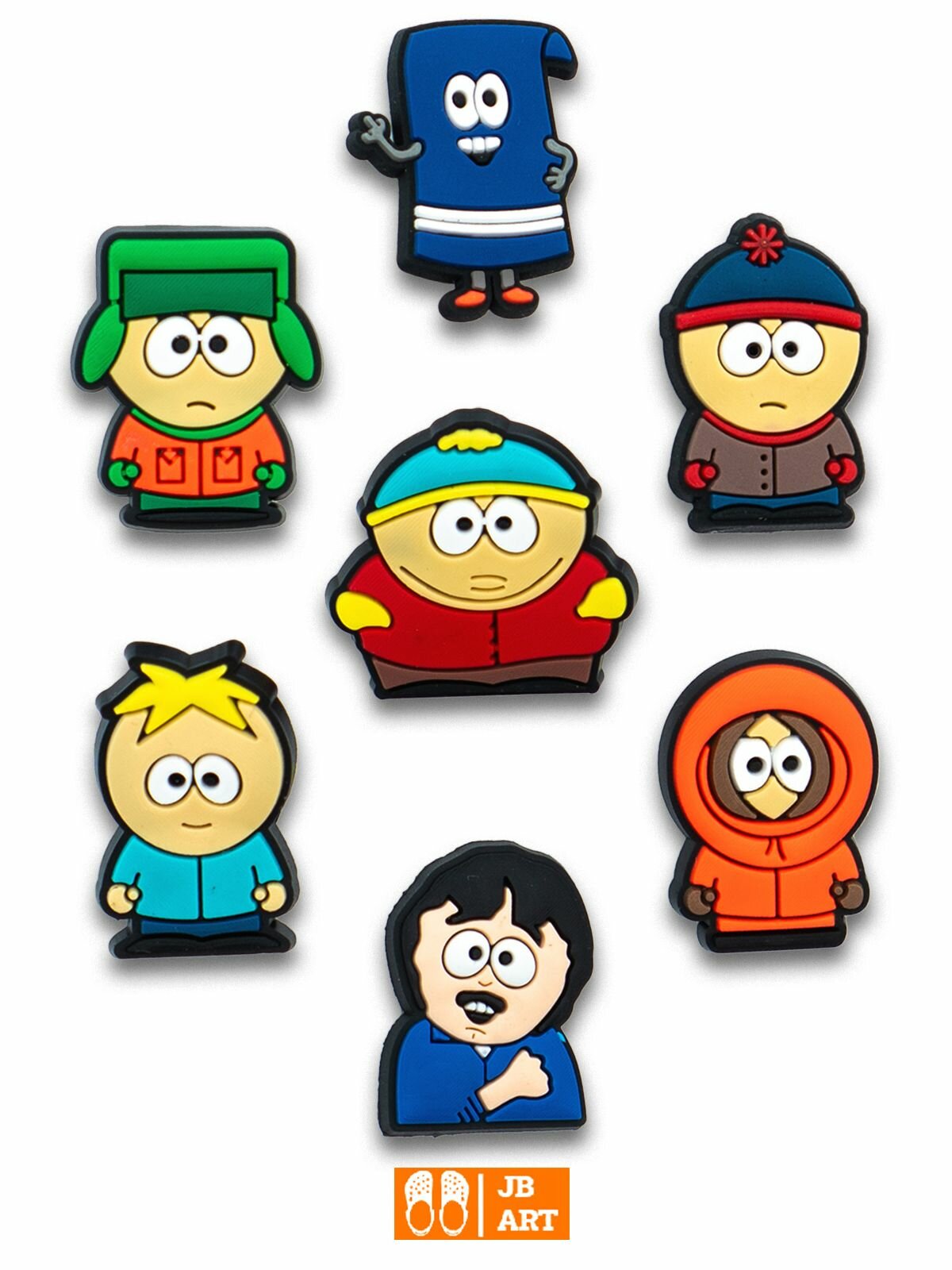 Джибитсы на crocs набор украшений клипсы для кроксов