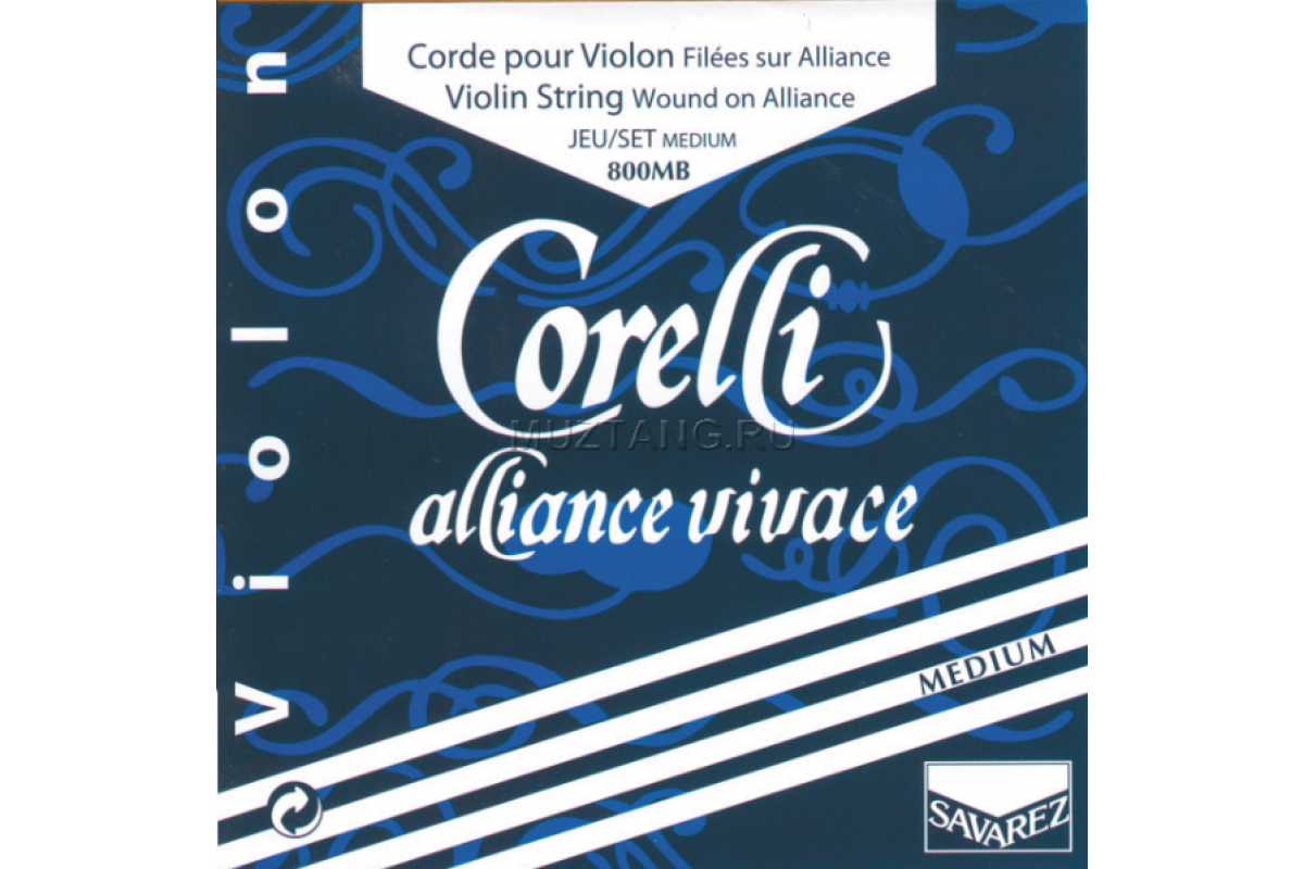 Струны для скрипки CORELLI 800MB Alliance Vivage Medium