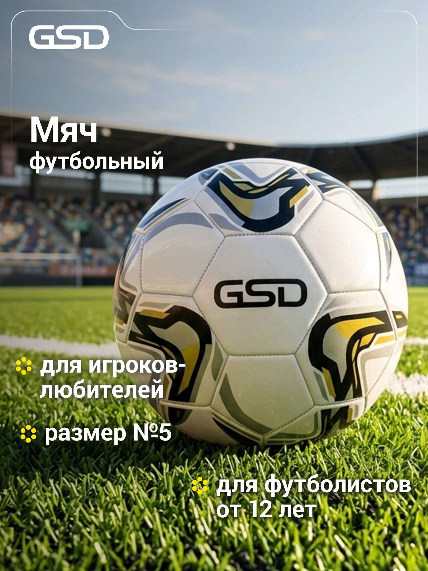 Мяч футбольный GSD