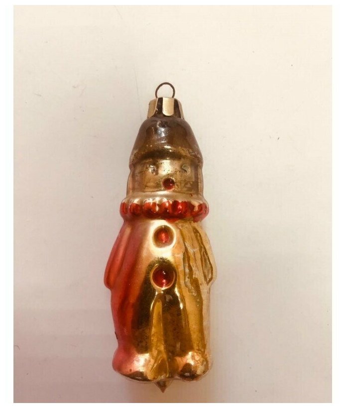Елочная игрушка Клоун Винтаж из СССР