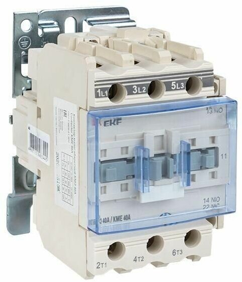 Контактор КМЭ 40А кат. 380В AC 1НО+1НЗ EKF ctr-s-40-380
