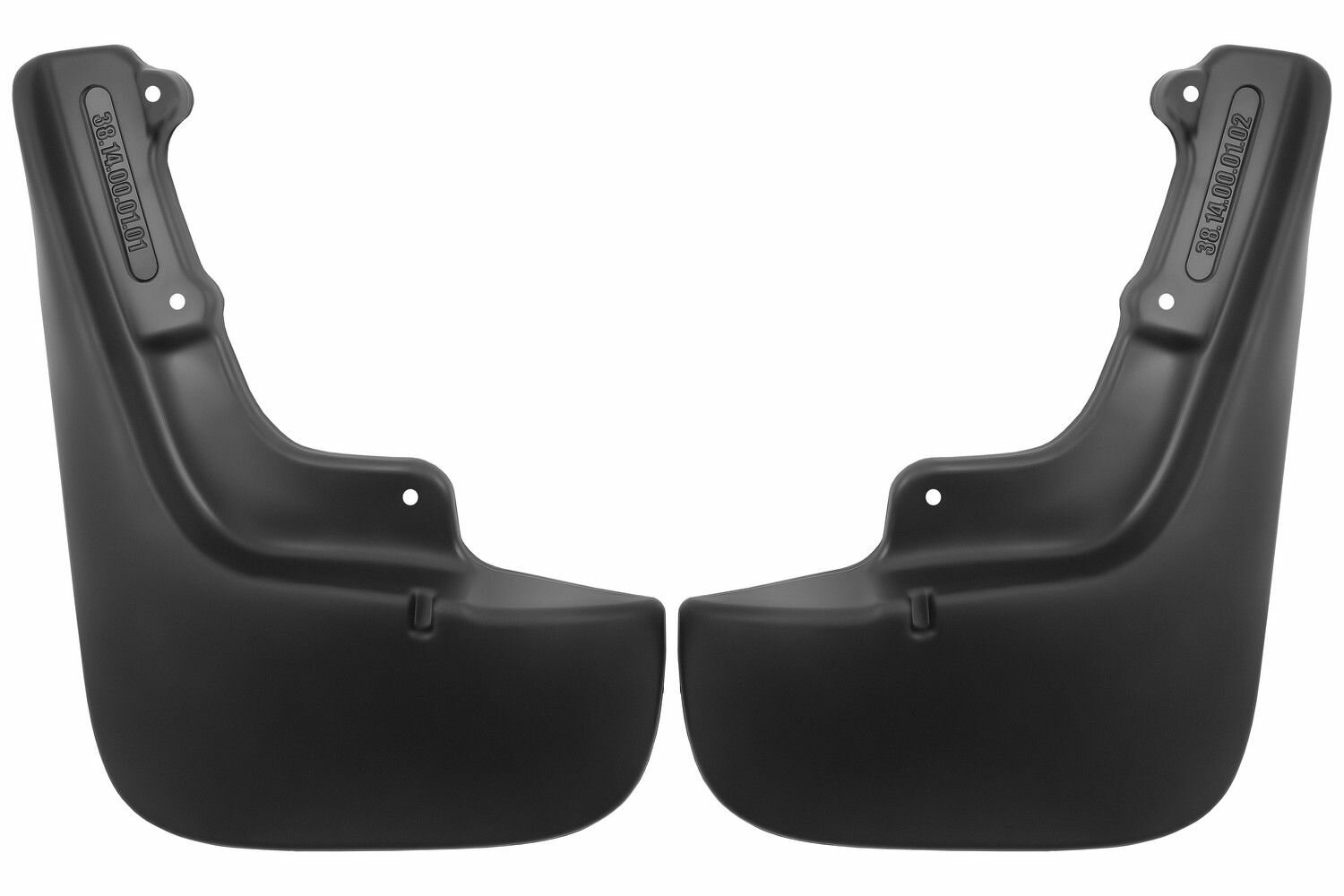 Брызговики передние CITROEN Jumper 2007-/PEUGEOT Boxer 2006- (с расшир. арок, ус-ка с подкрылками) (optimum) в пакете / Ситроен Джампер