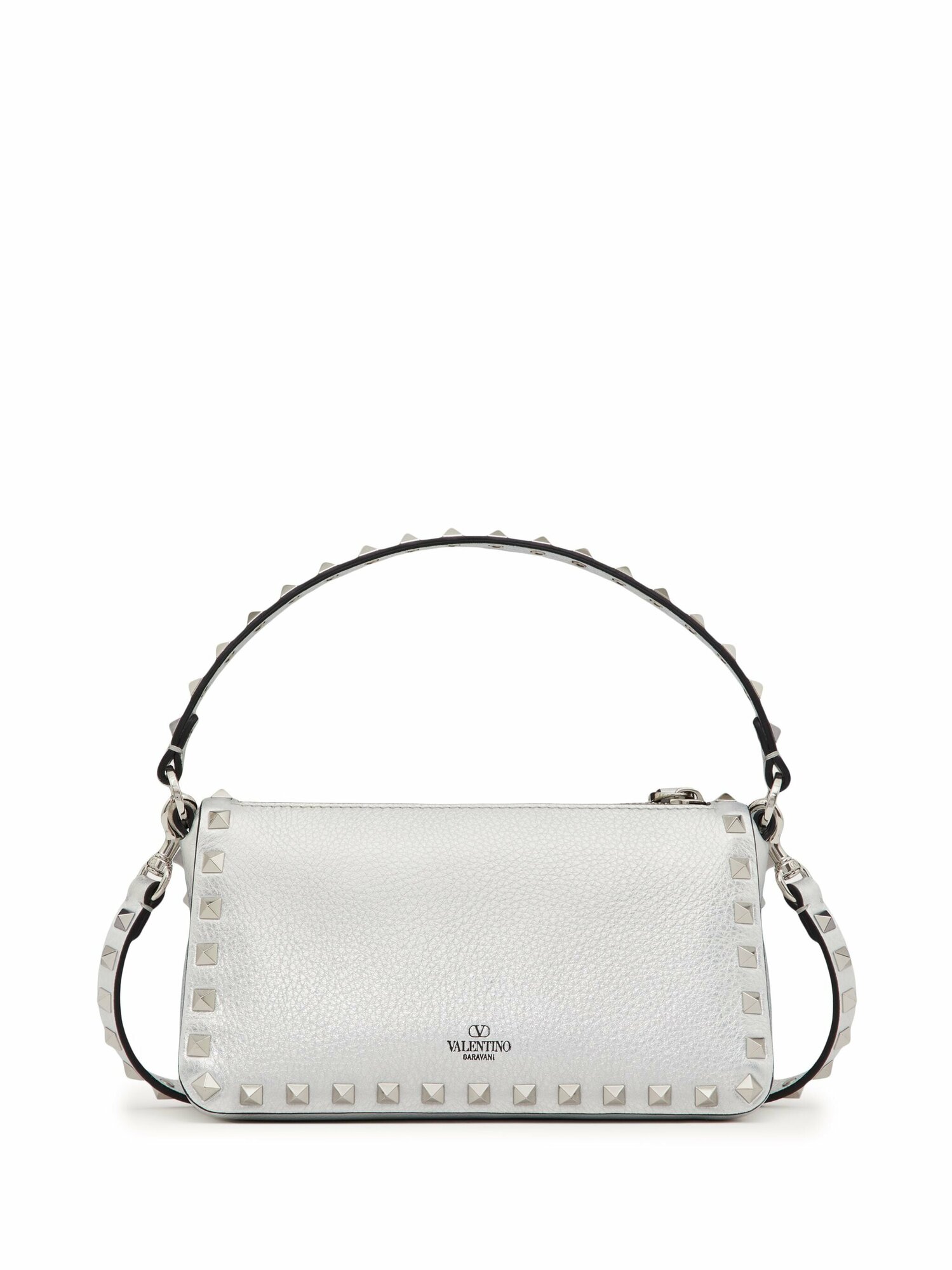 Сумка Valentino Rockstud, серебристый — фото 1