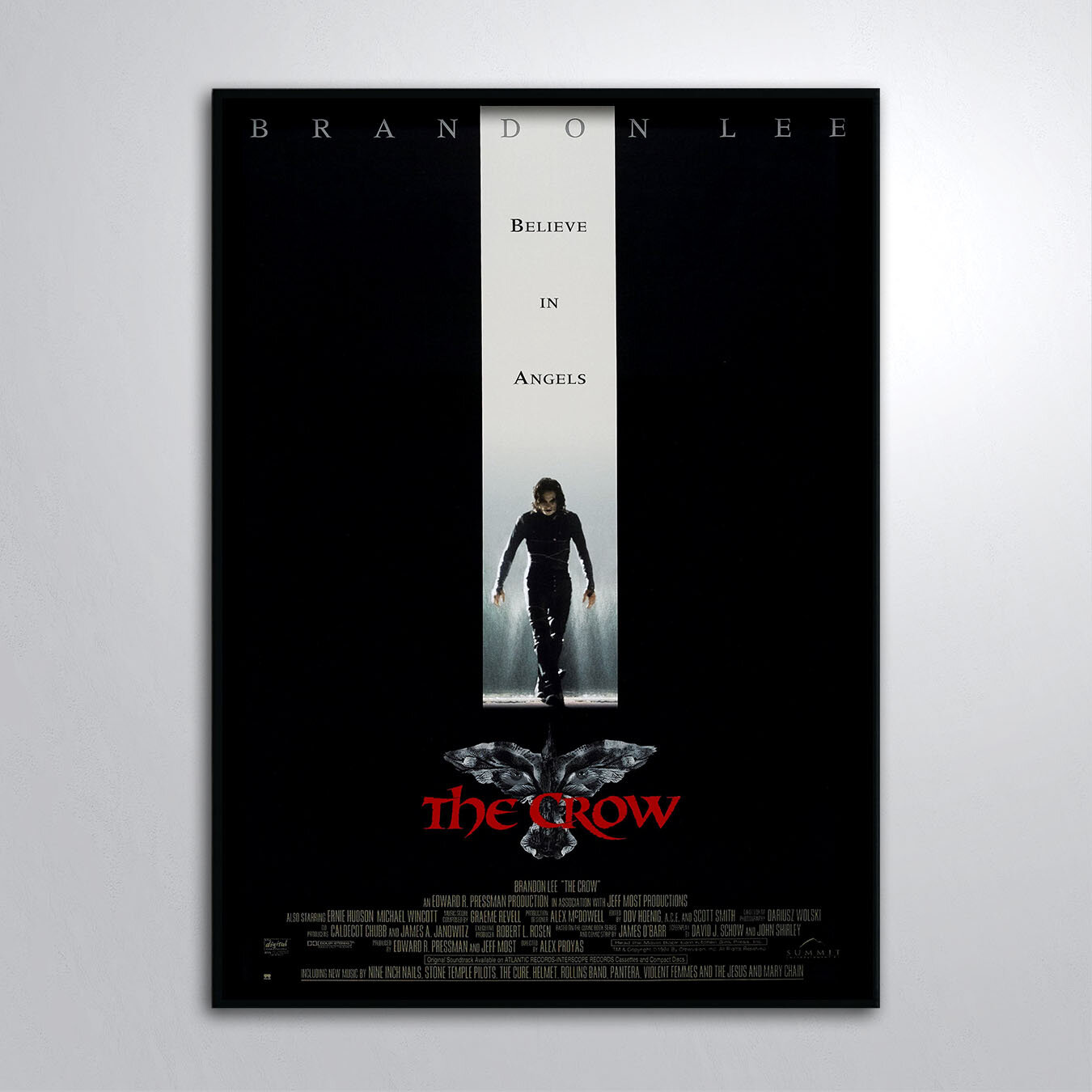 Постер без рамы/Ворон Брэндон Ли Классика The Crow