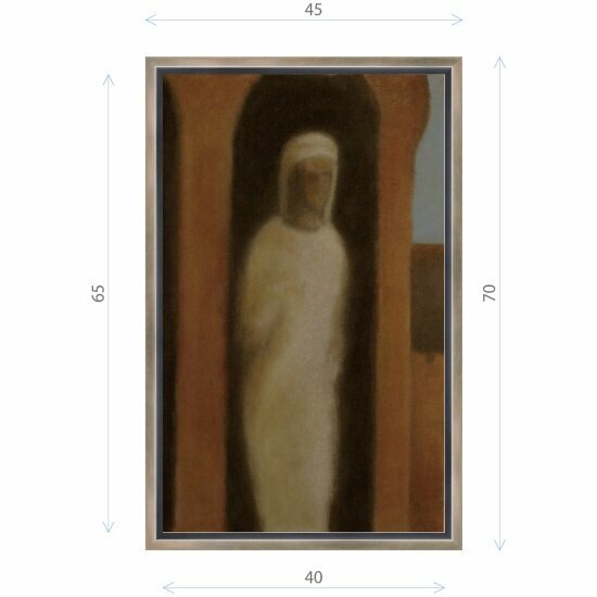 Картина Декор Депо Константина Малютина Призрак Матовый холст в раме 70х45 см