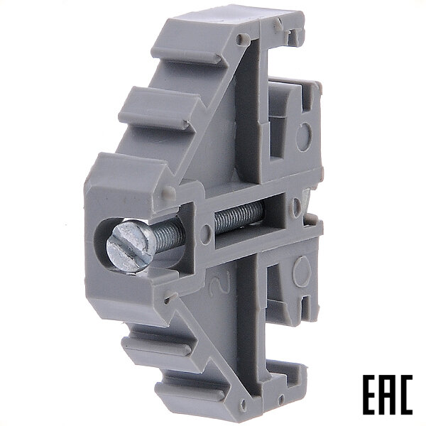 Корпус КП 1 прижимной на DIN-рейку 35мм и Р3-1 рейку 32мм (20 шт. в комплекте)