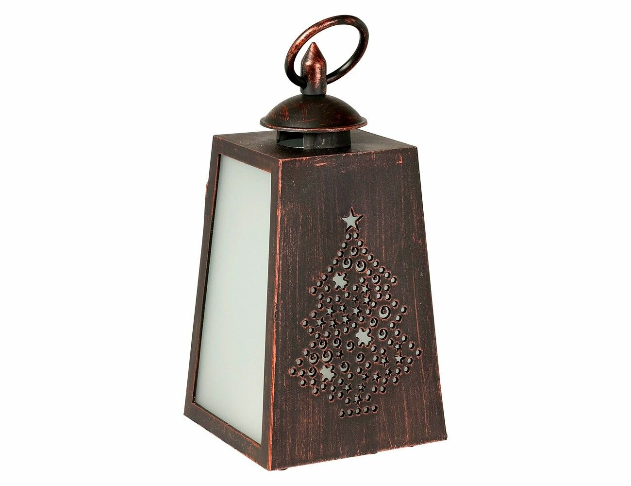 Декоративный фонарь с имитацией пламени, 19х10 см, батарейки, Koopman International