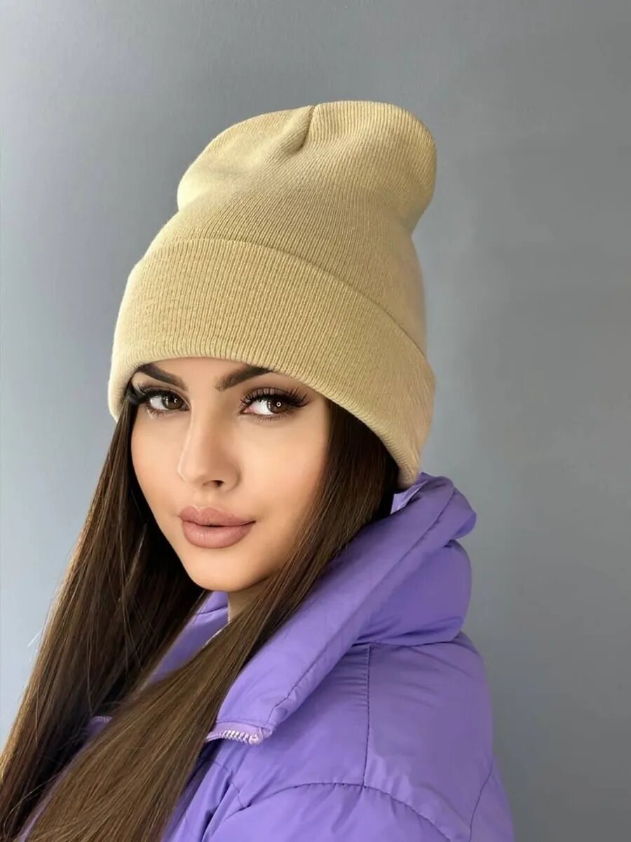 Шапка-бини Осень-зима 2025 для женщин