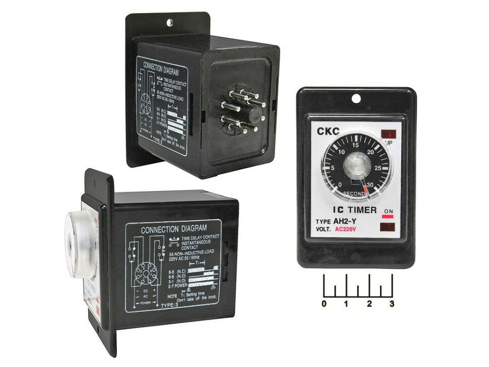 Реле ~220V AH2-Y 0-30сек