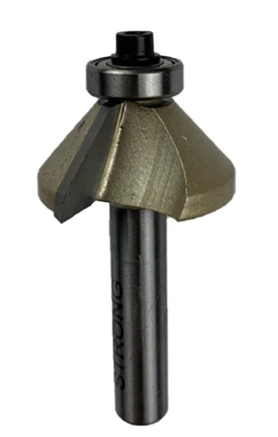 Фреза Стронг, конусная, для кромки, 8x40x18, цилиндрический хвостовик