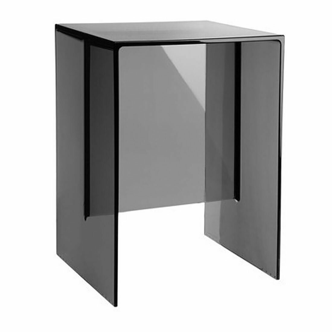 Дизайнерский прозрачный табурет Kartell Max Beam (черный)