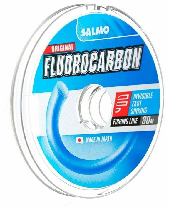 Флюорокарбоновая леска Salmo Fluorocarbon длина 30м, диаметр 0.14мм