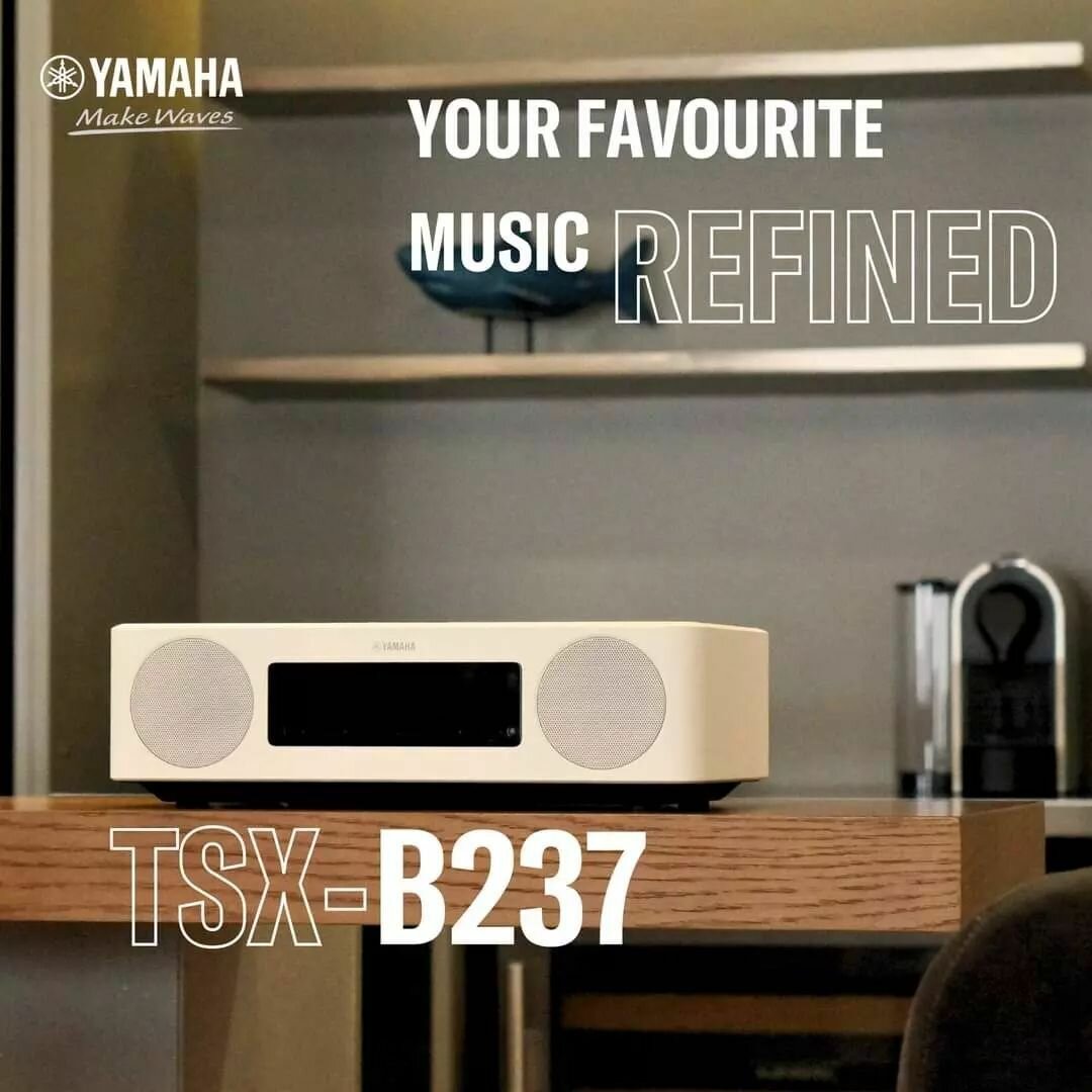 Yamaha TSX-B237 Беспроводная Bluetooth CD Smart Audio колонка для спальни в стиле ретро
