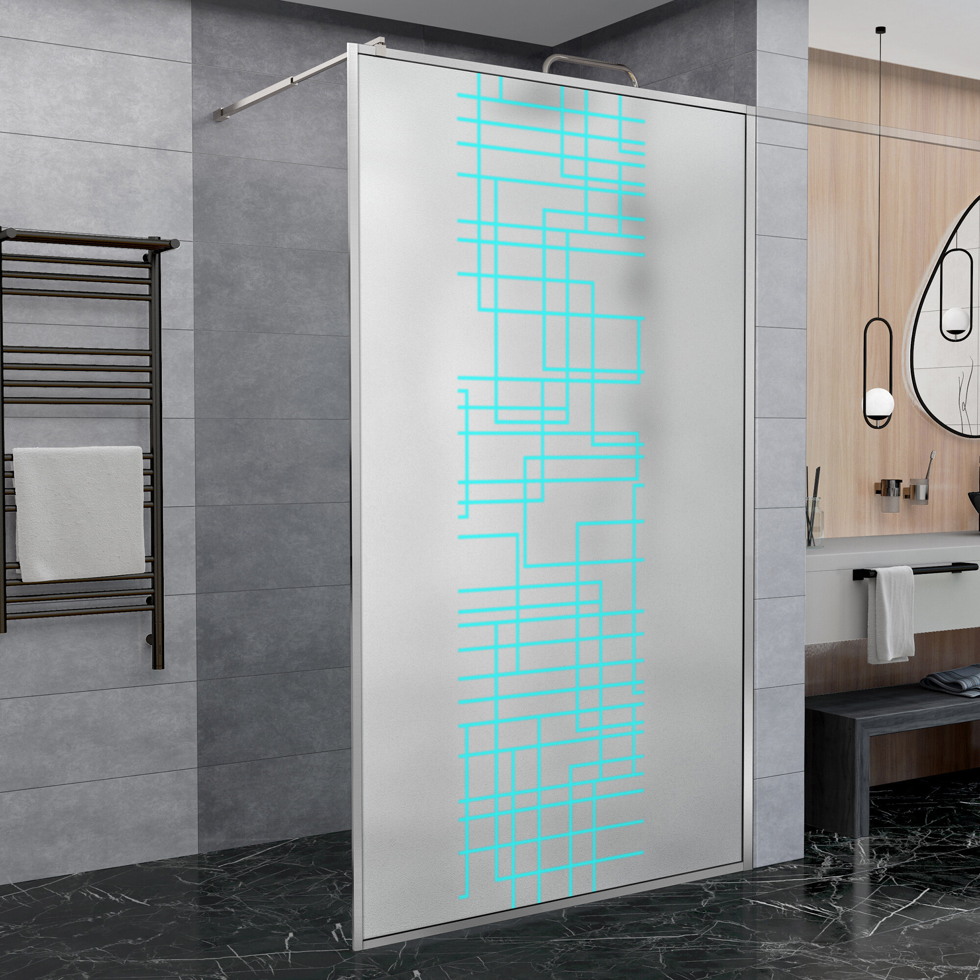 Душевой уголок DETO LC120MT