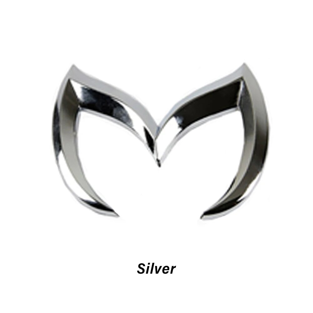 1 шт, автомобильная Эмблема для Mazda 2 3 6 серебристый