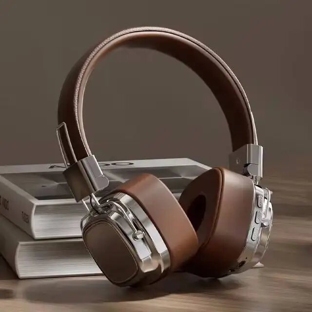 Ретро Bluetooth-наушники Brown