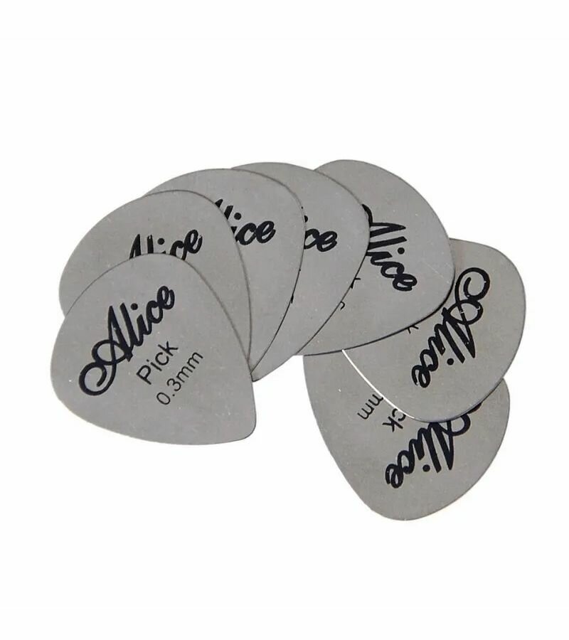 Медиаторы Alice AP-12S, для разных типов гитар, толщина 0.30 мм, 12 шт