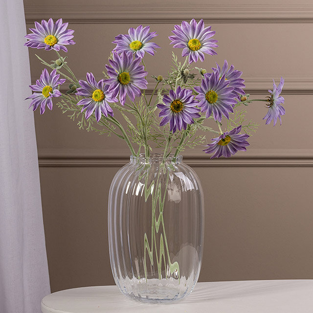 Искусственная ветка Ромашка - Summer Freshness 65 см фиолетовая, EDG, 2100115A661-2