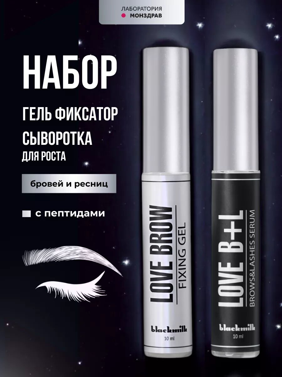 Набор Сыворотка для восстановления и гель для бровей