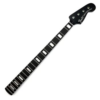 Гриф бас-гитары Electric P на 20 ладов, Гриф из розового дерева с перламутровой инкрустацией, черный глянцевый (GX 302-8)
