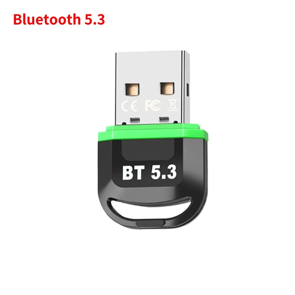 Адаптер Bluetooth USB 5.4/5.3 для ПК, акустических систем, беспроводных устройств (мышь, клавиатура), приёмник и передатчик аудио Plug-and-Play