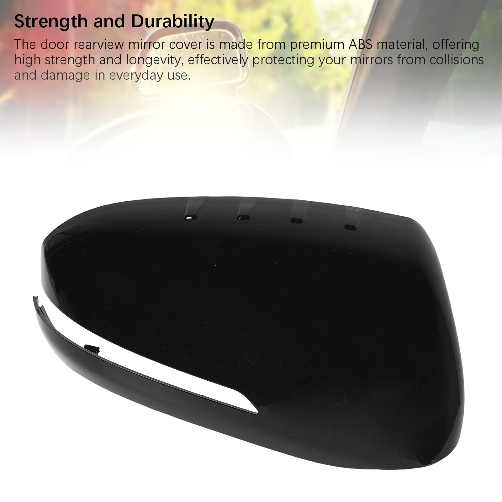 Крышка бокового зеркала заднего вида, водонепроницаемая, сменная крышка наружного зеркала для Optima 2011-2015, черная, правая