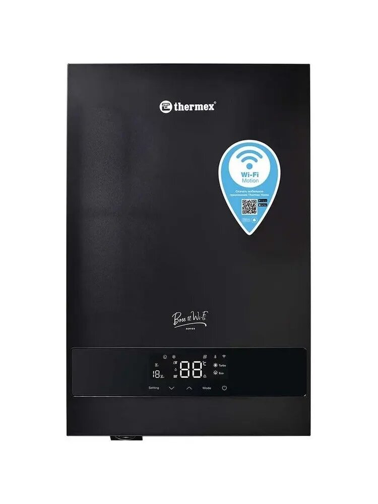 Электрический котел Thermex Boss 12 Wi-Fi Black