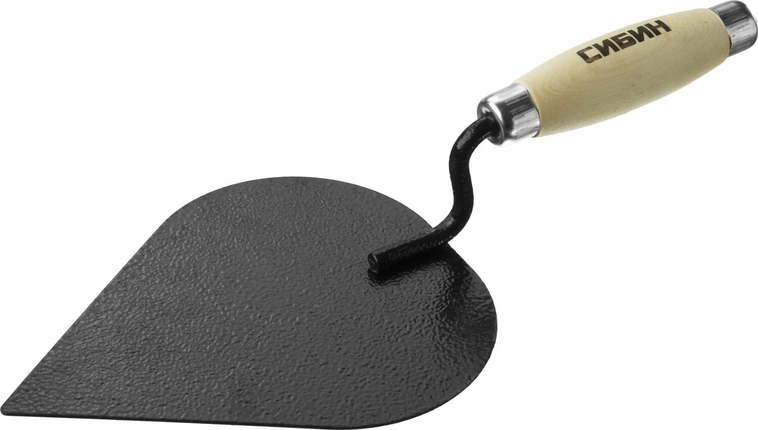 Кельма штукатура СИБИН размер 190х135 мм, деревянная ручка
