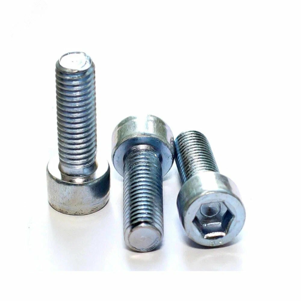 Винты DIN 912 8.8 Zn D 6,0 х 10 мм, внутренний шестигранник (30 шт) // 914914