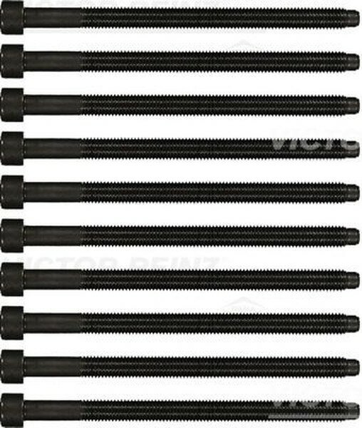 Комплект болтов ГБЦ VICTOR REINZ 14-32122-01 Vw 1, 9tdi Mot Arl 99->, Seat 1, 9tdi Mot Arl 99-04 M12 x 172 мм, 10 шт