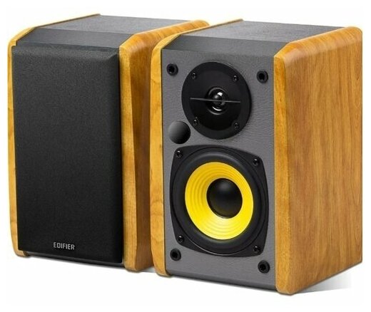 Колонки Edifier R1010BT brown мощность 24 Вт, Bluetooth v5.1, коричневые