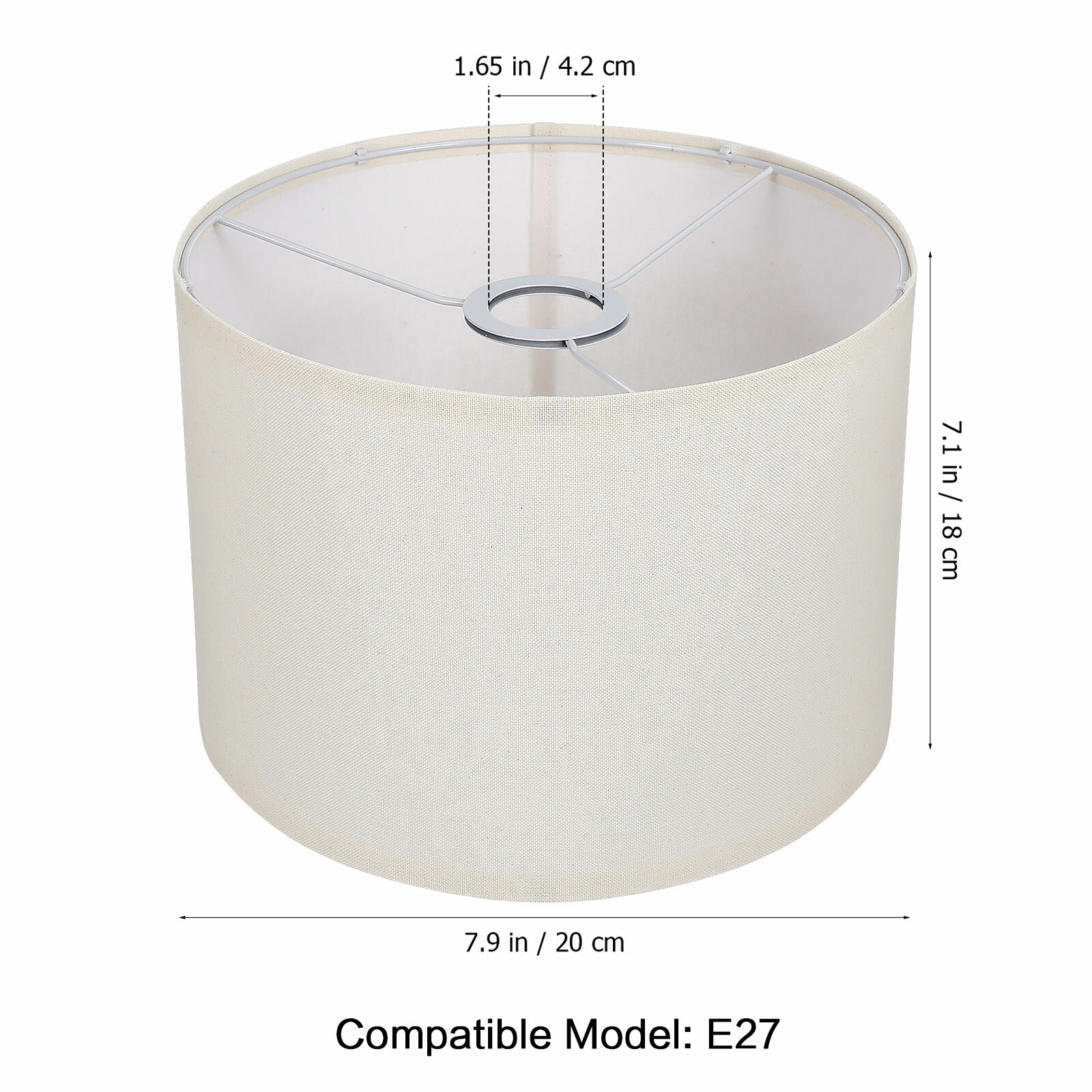П Practic Lampshade Из Льна Для Настольной Лампы С Противопылевой Функцией Размер 20.00X20.00X18.00Cm