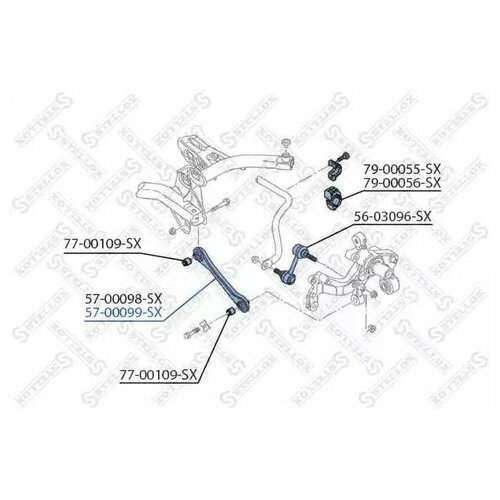 Рычаг подвески Stellox 5700099SX