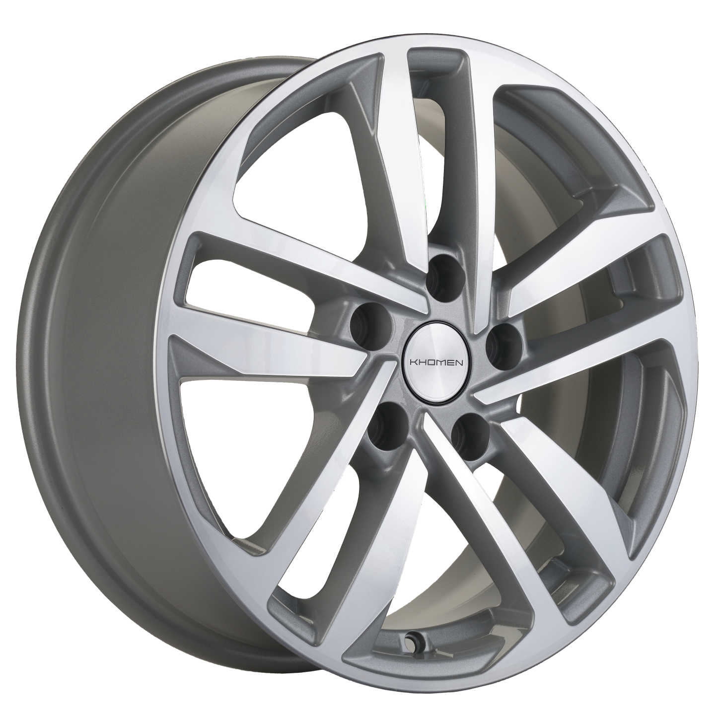 Диск Khomen Wheels KHW1612 6.5x16 5x108 ET50 Dia63.35 Silver-FP