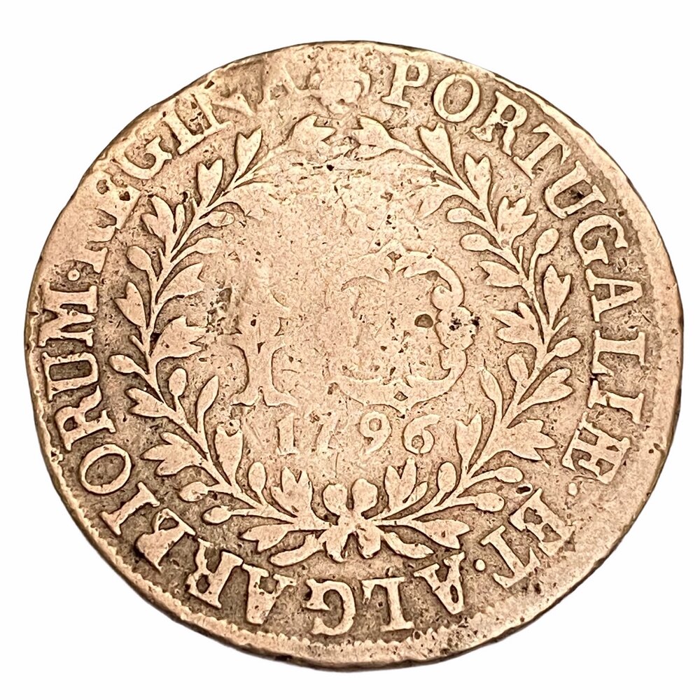 Азорские острова 10 рейсов 1796 г.