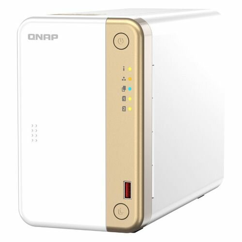 Сетевое хранилище NAS Qnap Original TS-262-4G 2-bay настольный Celeron N4505