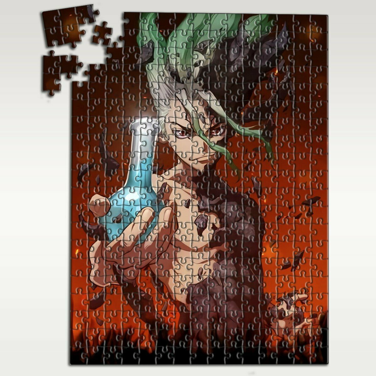 Пазл картонный А3: модель Аниме Доктор стоун - 7 П