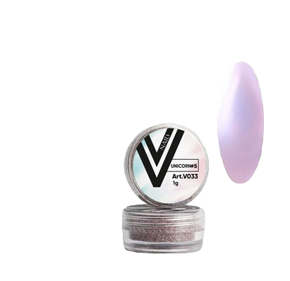 Втирка для дизайна ногтей Vogue Nails полупрозрачный пигмент для декора маникюра сиреневая 2 г