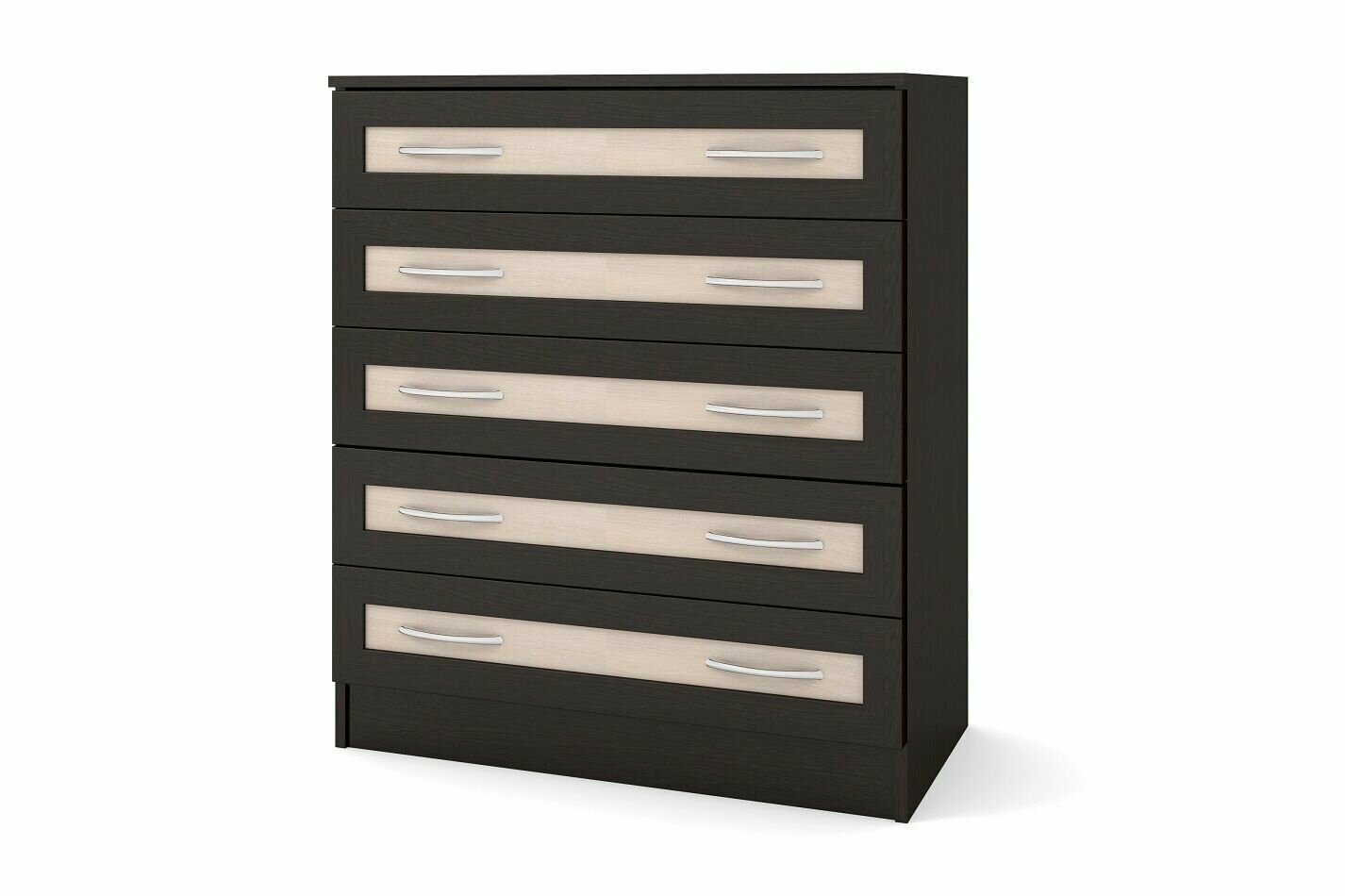 Комод 0:5 венге цаво, дуб молочный, рамка квадро