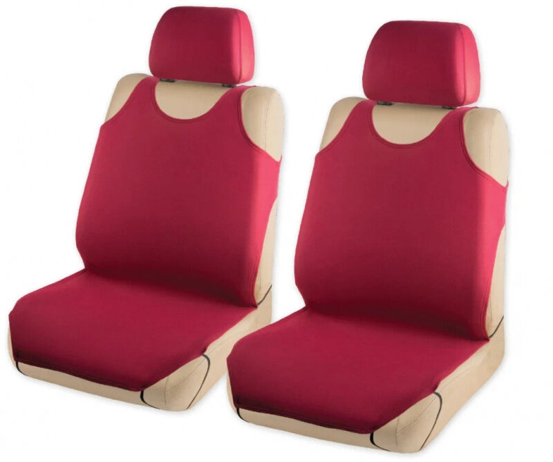 Чехлы на передние сиденья (майки), бордовые (2 предмета) ARNEZI A0508014