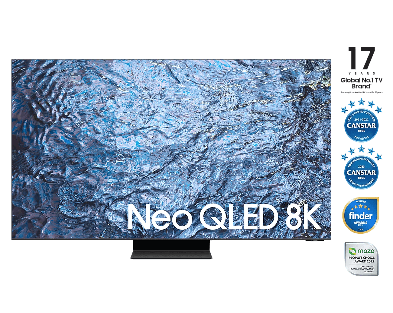 Телевизор Samsung QE65QN900C, 8K, HDR, частота 120Гц, электронное управление, черный