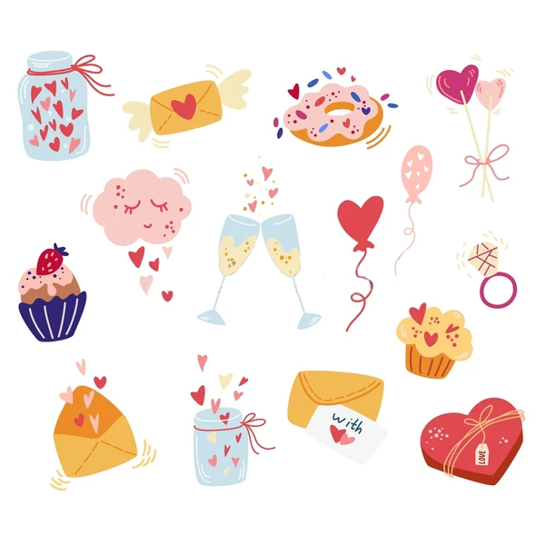 Наклейки стикеры Сладости