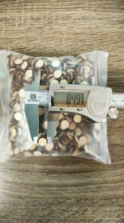 Набор для творчества и декорирования поделок 8мм, 100 гр. / кружочки для поделок / конфети