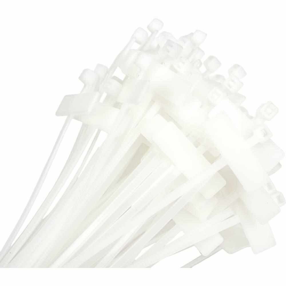 Нейлоновые маркировочные стяжки FORTISFLEX КСМ 3х200 белый 100 штук 53314