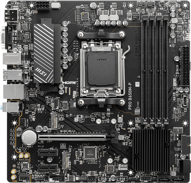 Материнская плата MSI PRO B650M-P — купить в интернет-магазине www ...