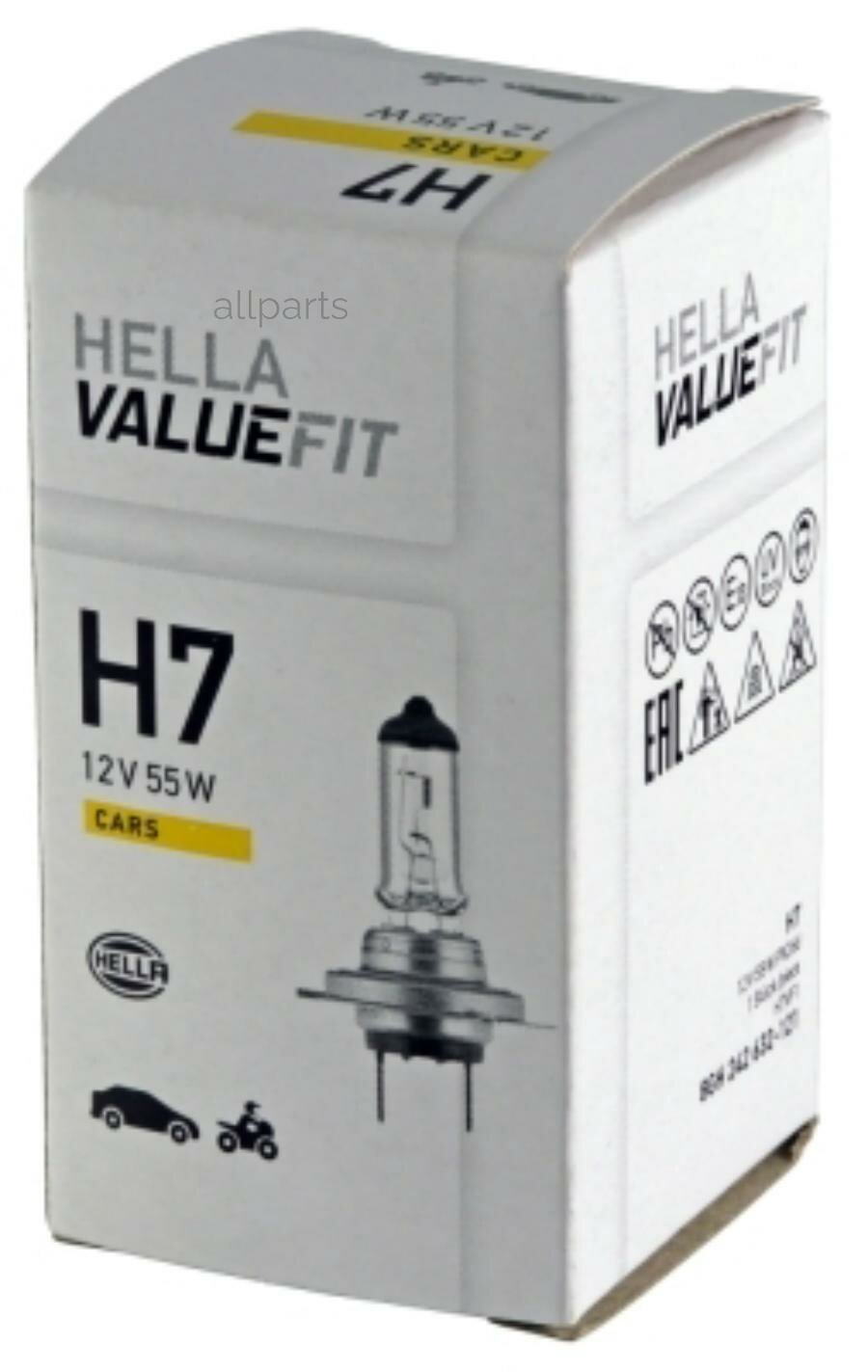 BEHR-HELLA 8GH242632121 Лампа H7 12V 55W PX 26d